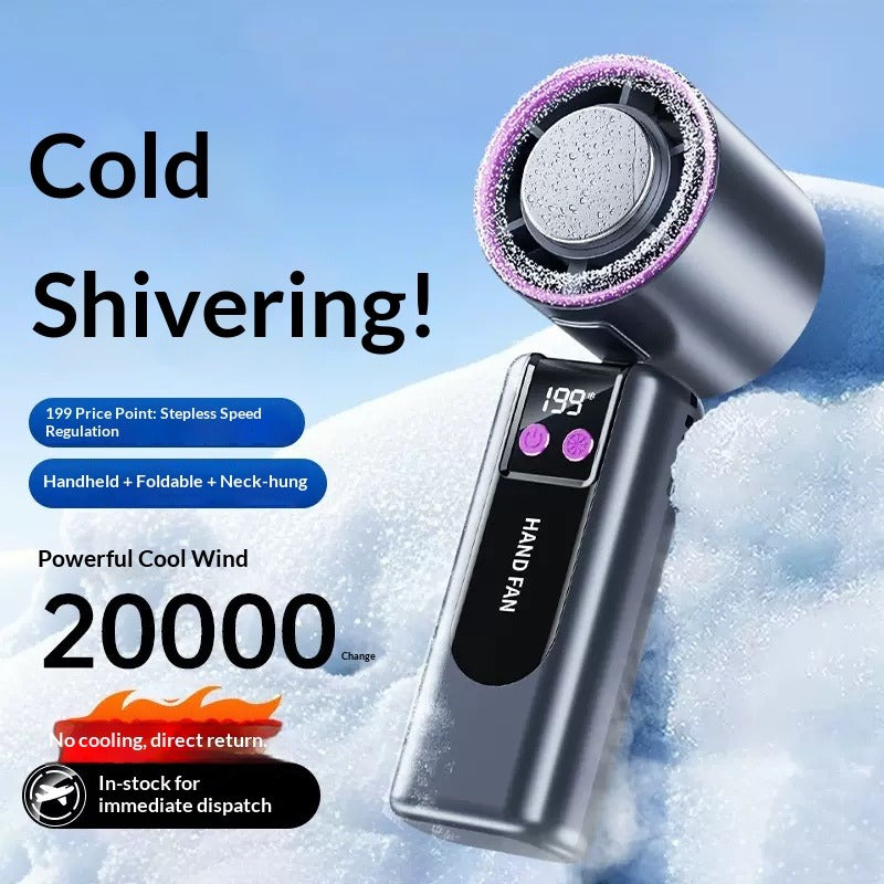 2026 New Ice Compress High-Speed Fan with Semiconductor Cooling Handhe ...