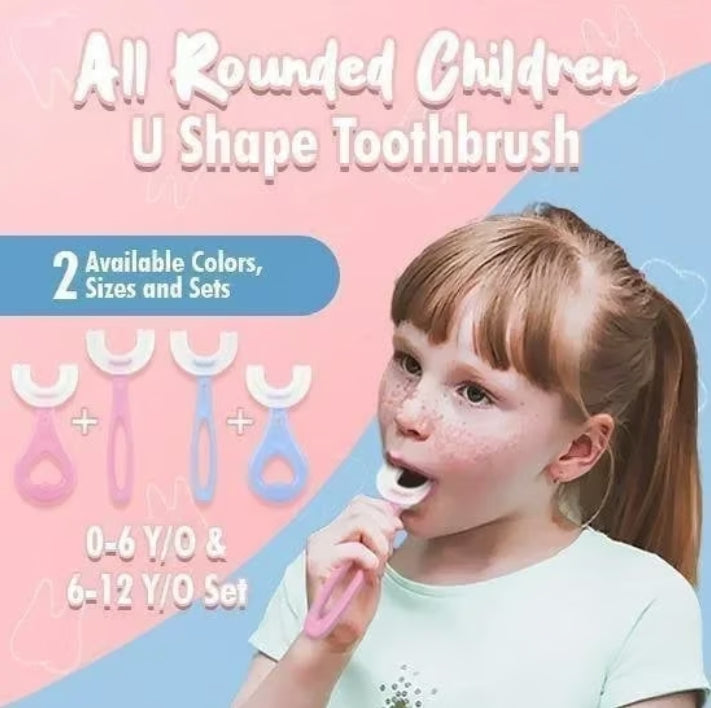 All Rounded Children U-Shape Toothbrush – Pilipalar